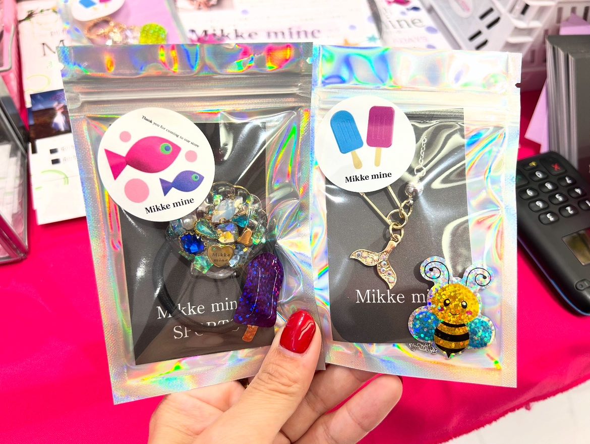 【厚木市】穴場の出店！ 人気の創作アクセサリー雑貨の「Mikke mine」が8月18日本厚木ミロード地下食品フロアに現る。 | 号外NET 厚木市